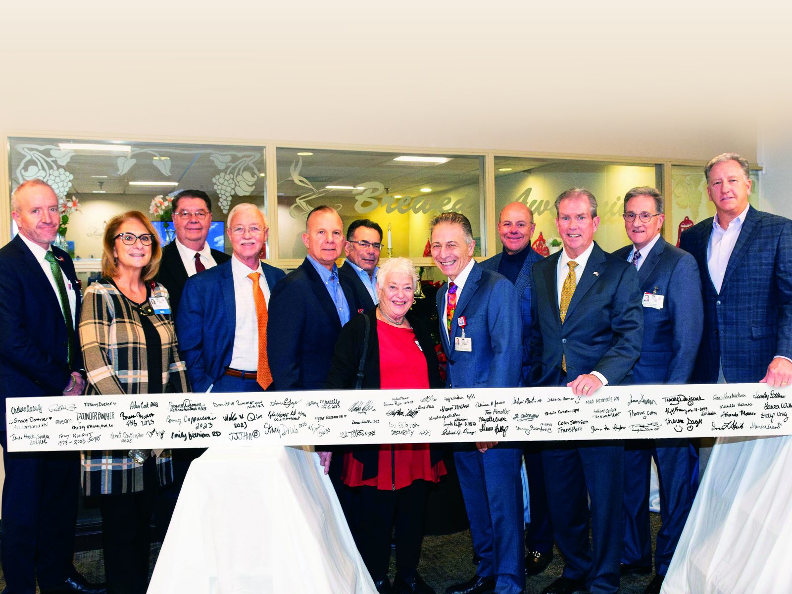 Beam Signing For Patient Care Pavilion | Deborah Foundation