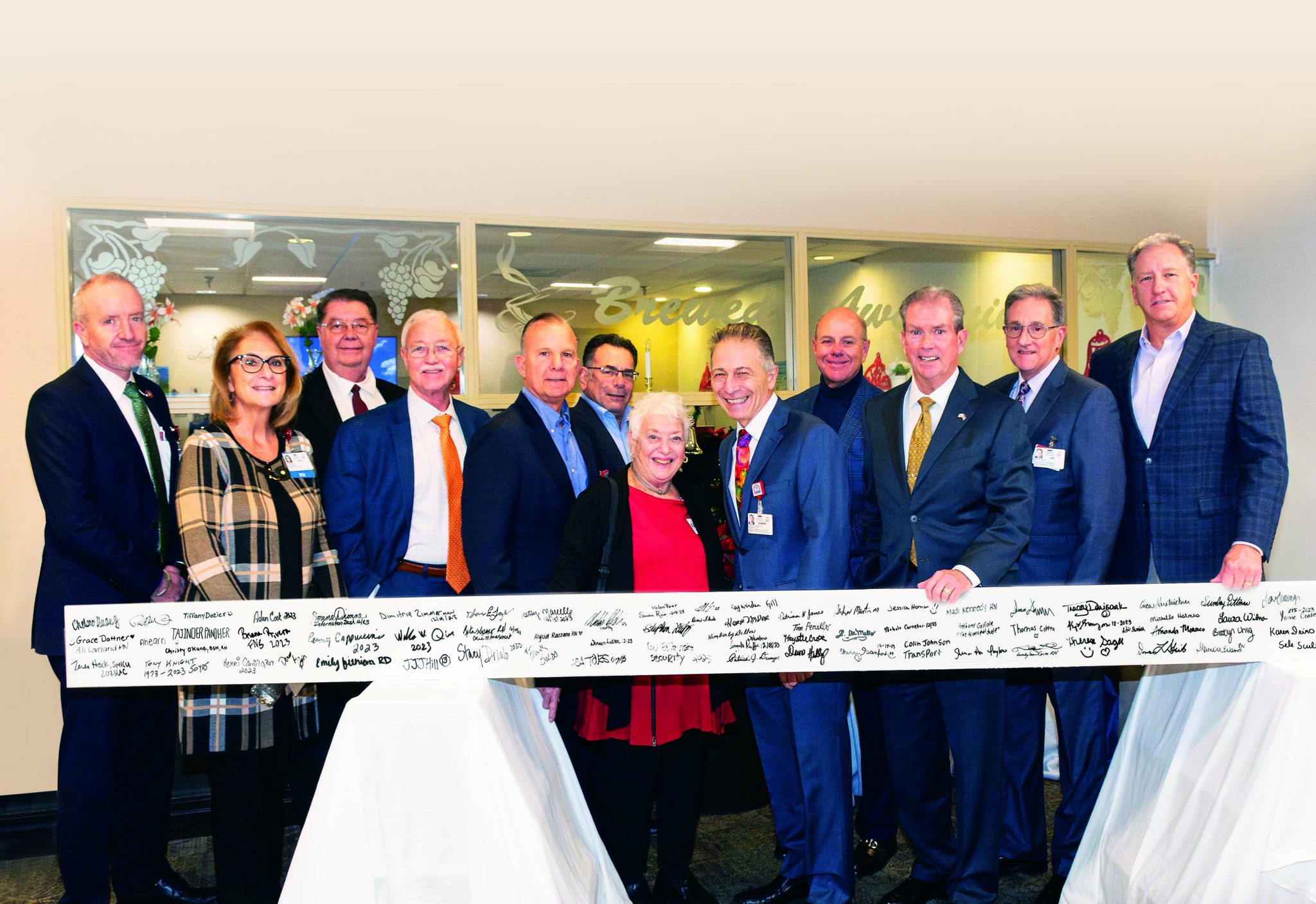 Beam Signing For Patient Care Pavilion | Deborah Foundation