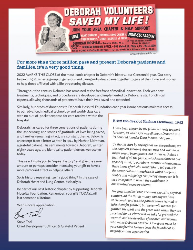 Closing Out 2022 – Deborah Foundation